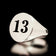 13 Signet Ring - Sterling Silver