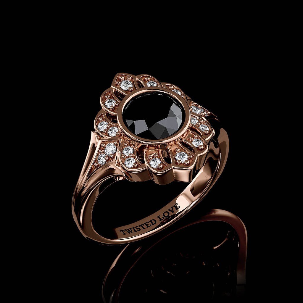 The Alexandra Ring - 1 Carat – Twisted Love Jewelry Works NYC