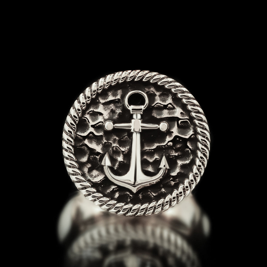 Anchor Ring - Sterling Silver