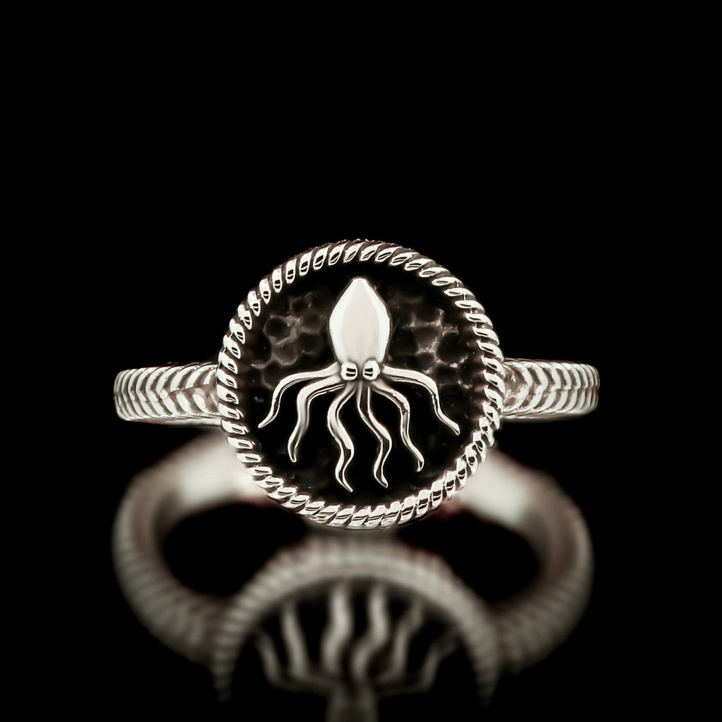 Ladies Kraken Ring - Sterling Silver – Twisted Love Jewelry Works NYC
