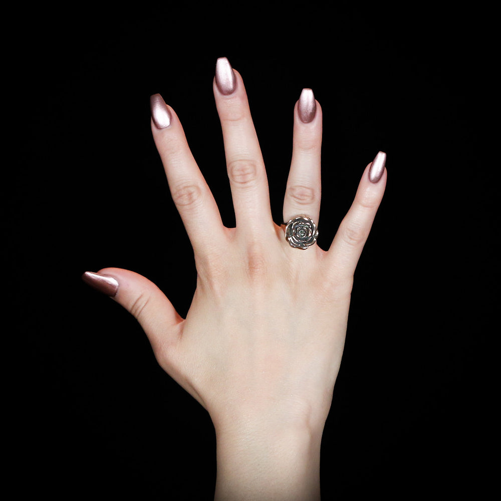 Rose Ring - Sterling Silver