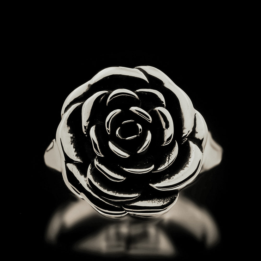 Rose Ring - Sterling Silver
