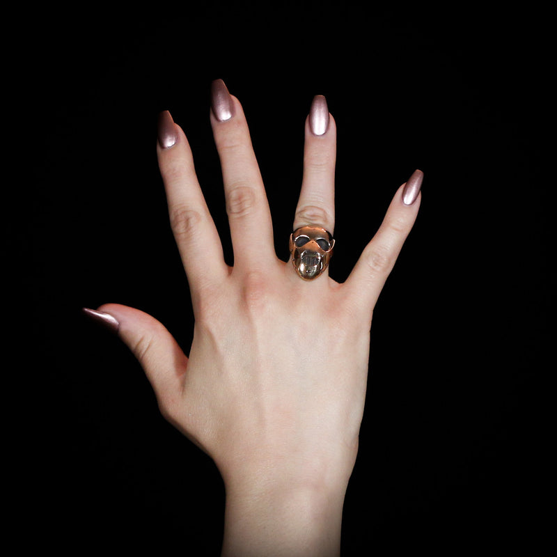 Hannibal Skull Ring - Brass