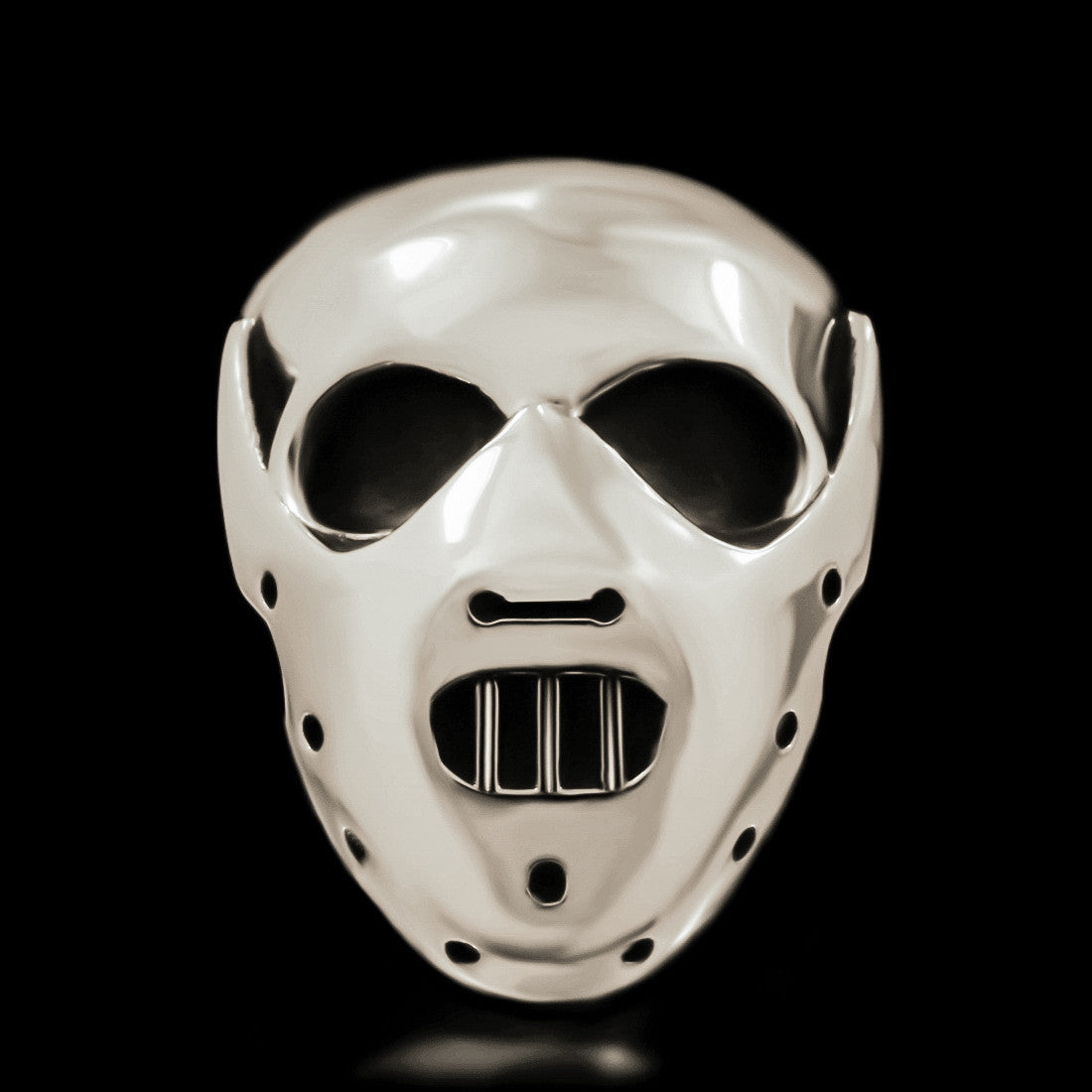 Hannibal Skull Ring - Sterling Silver